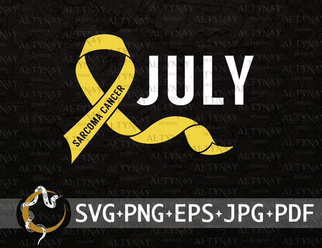Sarcoma Cancer Awareness Month SVG, July Sarcoma Cancer Support SVG ...
