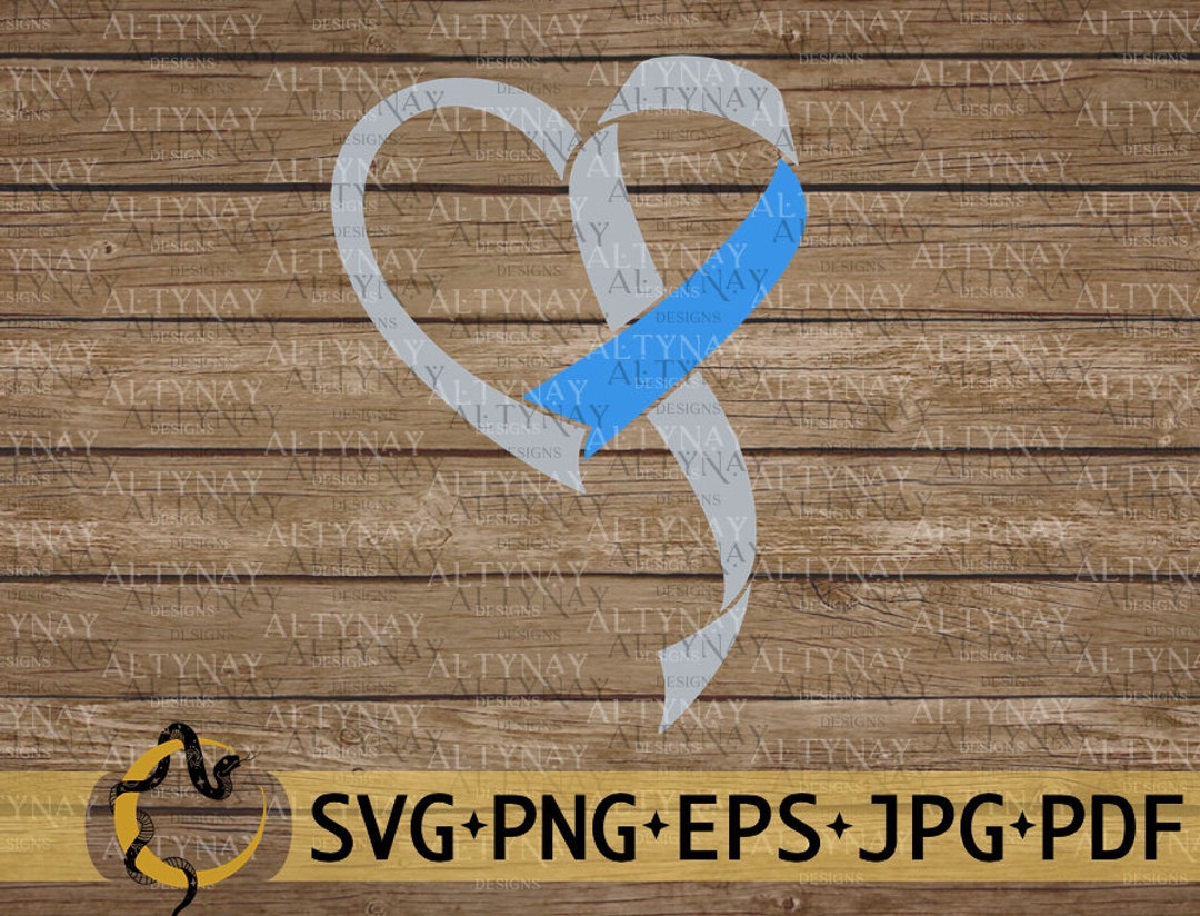 Diabetes Awareness Heart Ribbon SVG, Diabetes Awareness SVG, Type 1 ...
