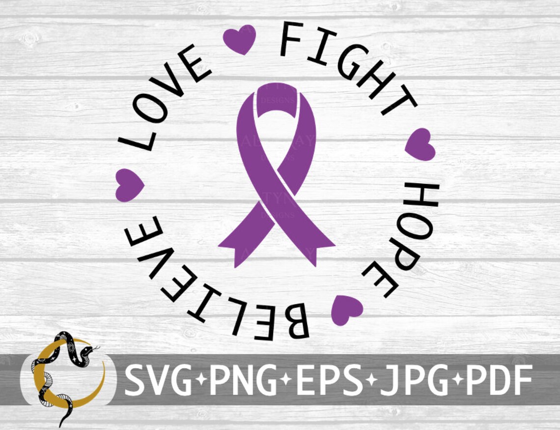 Lupus Awareness Ribbon SVG Lupus Fight Hope Love Believe - Etsy