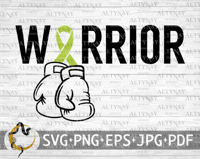 Non Hodgkins Lymphoma Warrior Flower Ribbon Lime Green Awareness ...