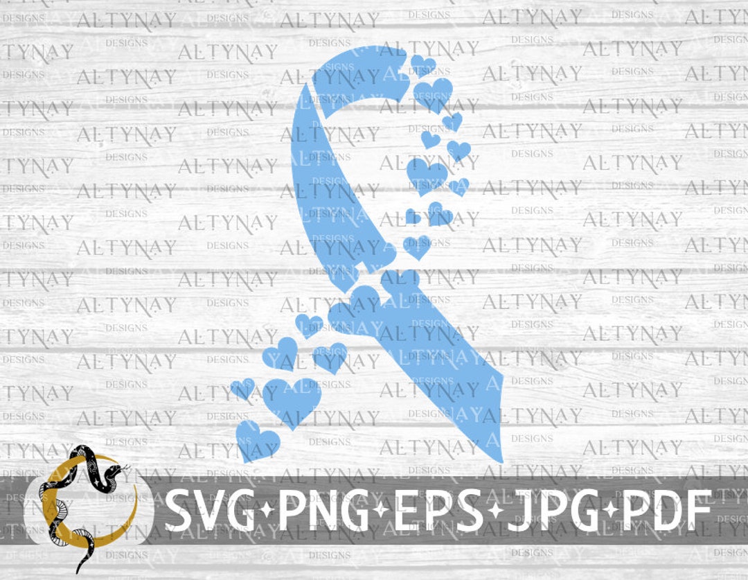 Prostate Cancer Heart Ribbon SVG, Prostate Cancer Awareness, Prostate ...