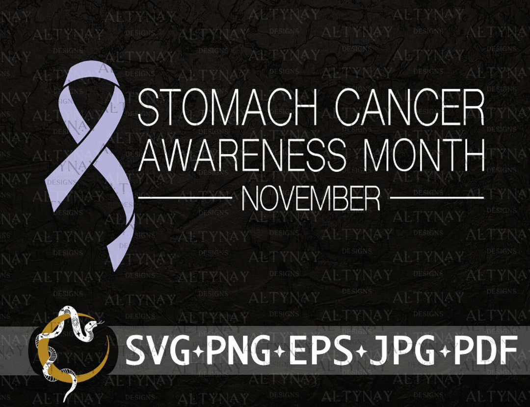 Stomach Cancer Awareness Month SVG, Stomach Cancer Support SVG, Stomach ...