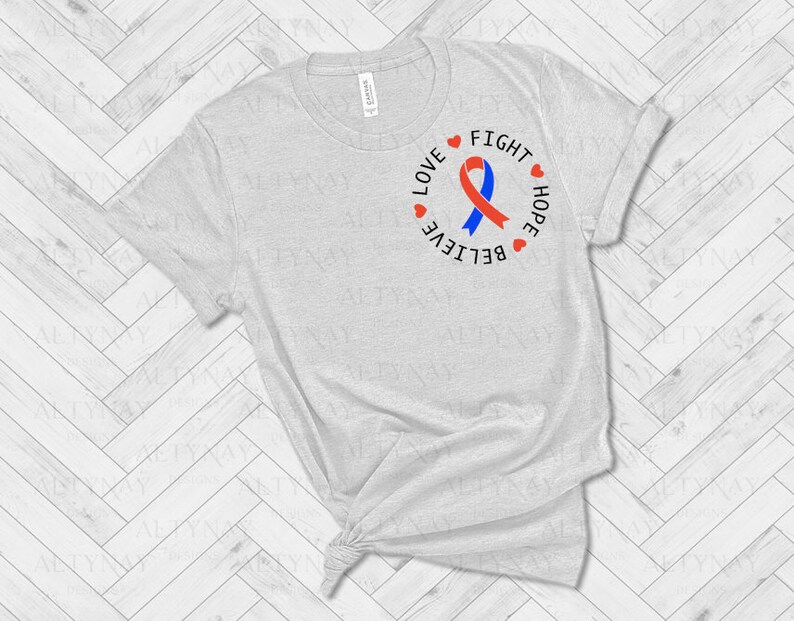 Congenital Heart Disease Ribbon SVG Pulmonary Fibrosis | Etsy