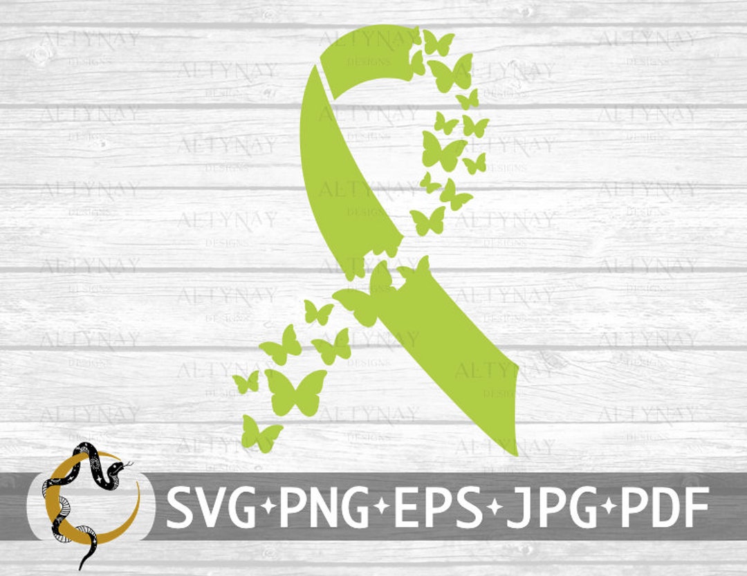 Non-hodgkin Lymphoma Cancer Butterfly Ribbon SVG, Non-hodgkin Lymphoma ...