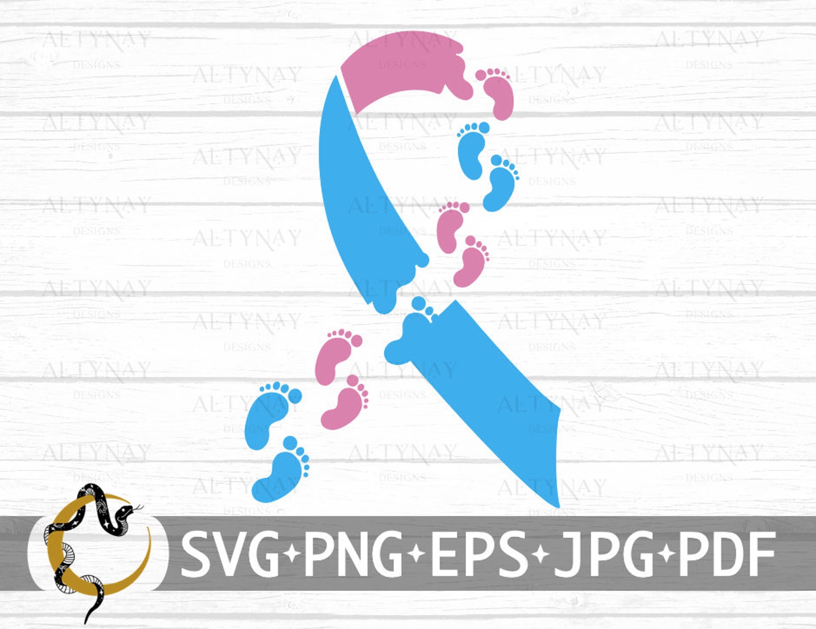 Infant Loss Footprint Ribbon SVG Baby Foot Svg Miscarriage | Etsy