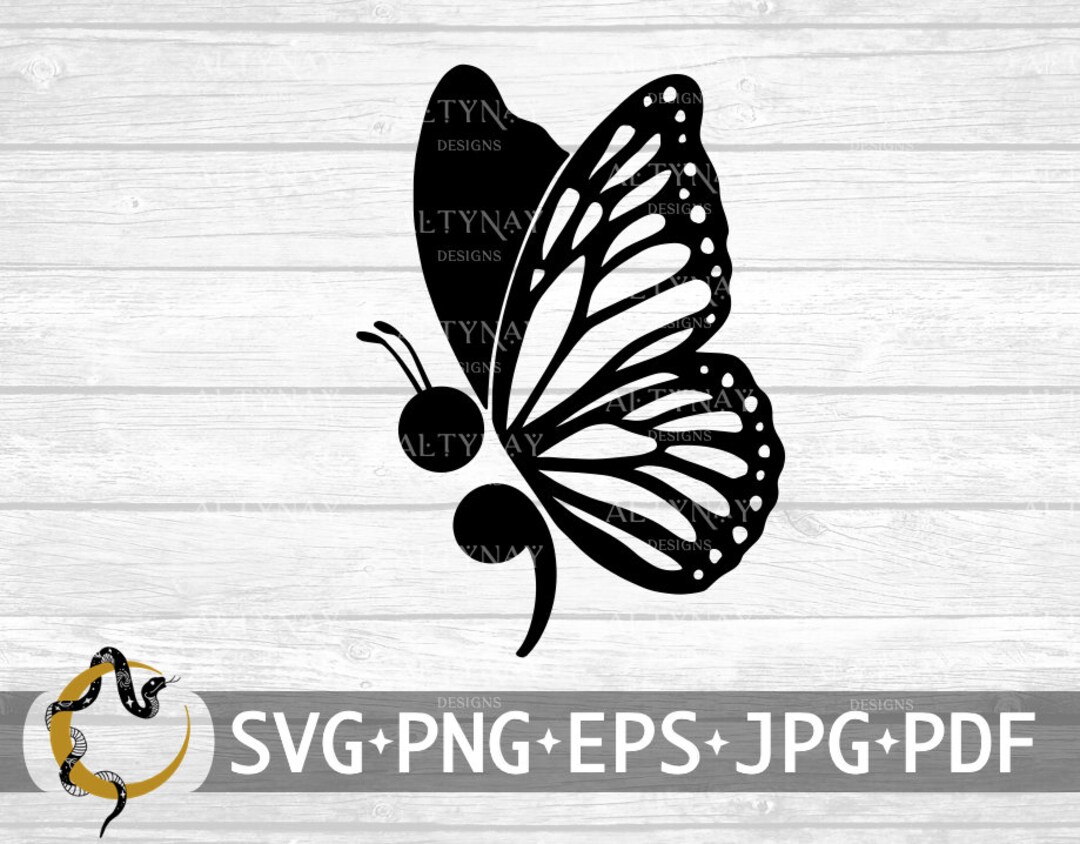 Semi-colon Butterfly SVG, Suicide Prevention SVG, Suicide Awareness ...