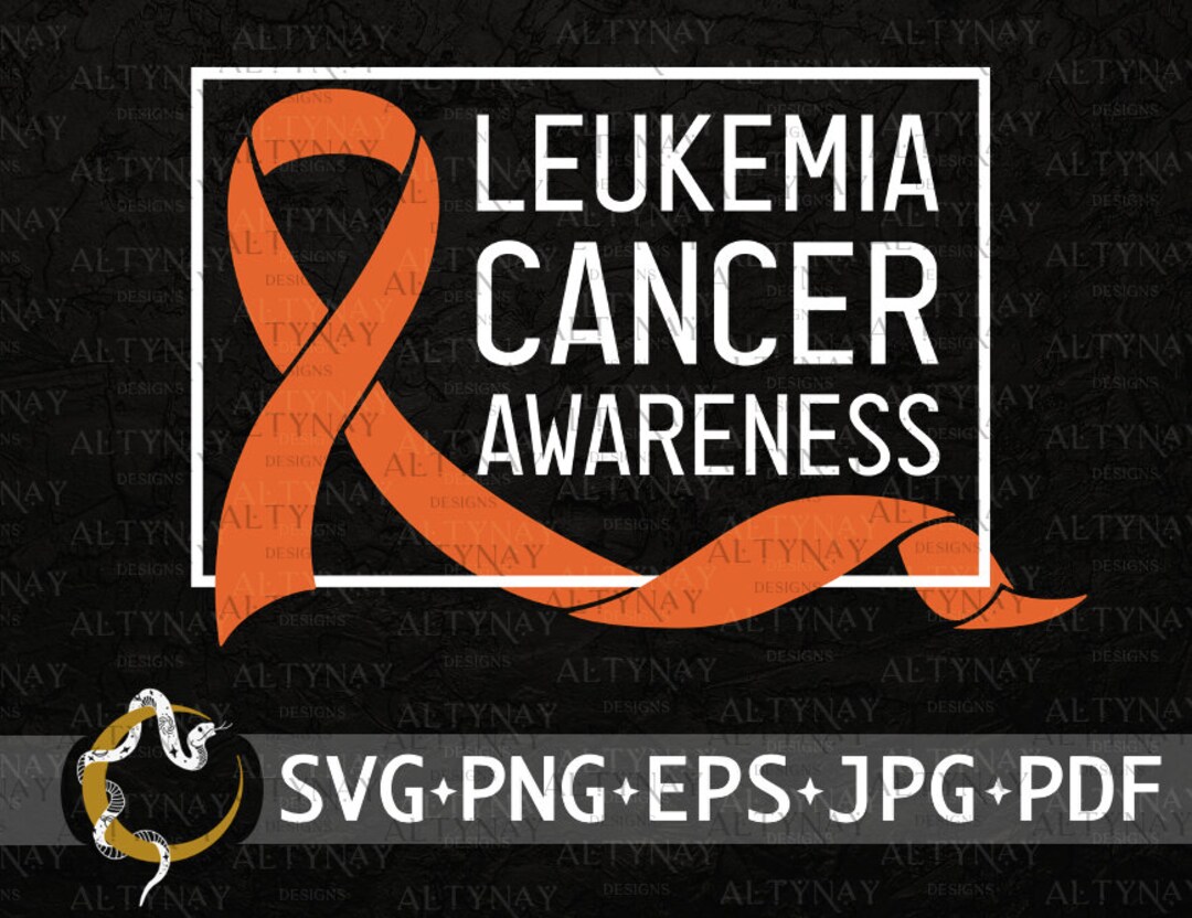 Leukemia Cancer Awareness SVG, Leukemia Cancer Ribbon SVG, Leukemia ...