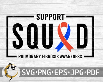 Congenital Heart Disease Ribbon SVG Pulmonary Fibrosis | Etsy