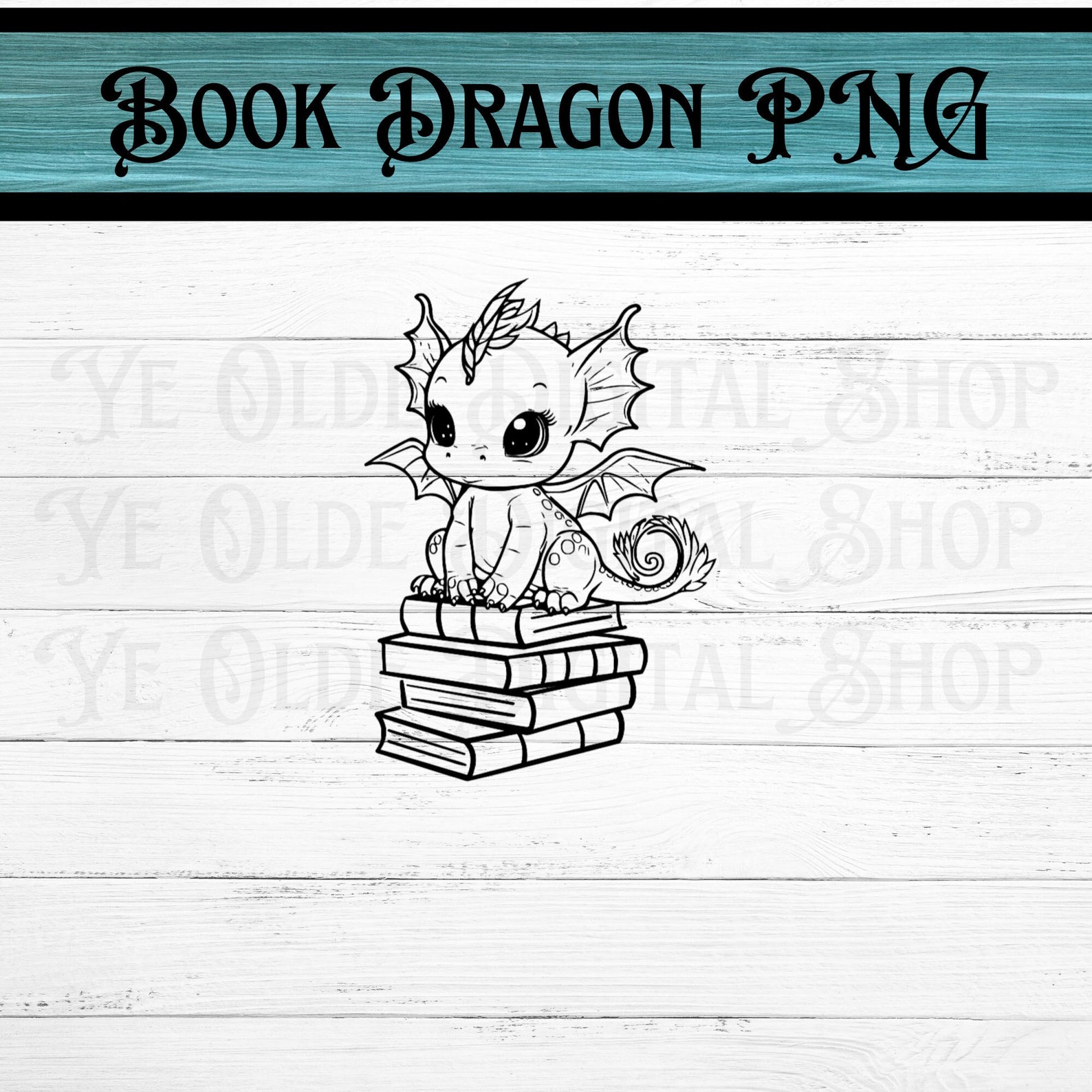 Book Dragon PNG, Cute Dragon PNG, Book Lover, Book Dragon Shirt, Book ...