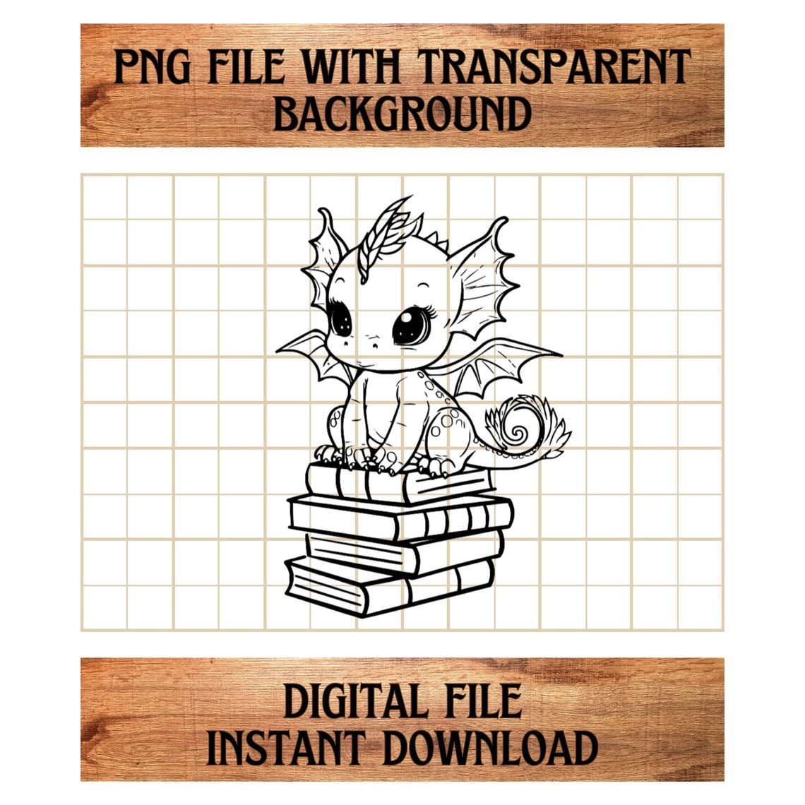 Book Dragon PNG, Cute Dragon PNG, Book Lover, Book Dragon Shirt, Book ...