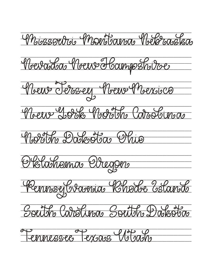 Lettering Sheets - Etsy