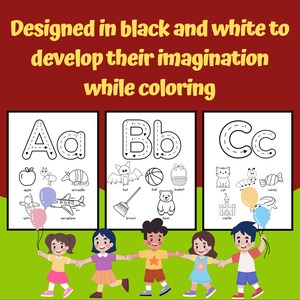 Printable Preschool Learning Bundle, Alphabet Workbook, Trace and Color ...