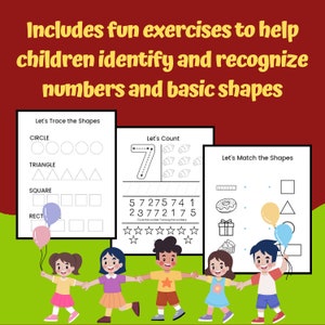 Printable Preschool Learning Bundle, Alphabet Workbook, Trace and Color ...