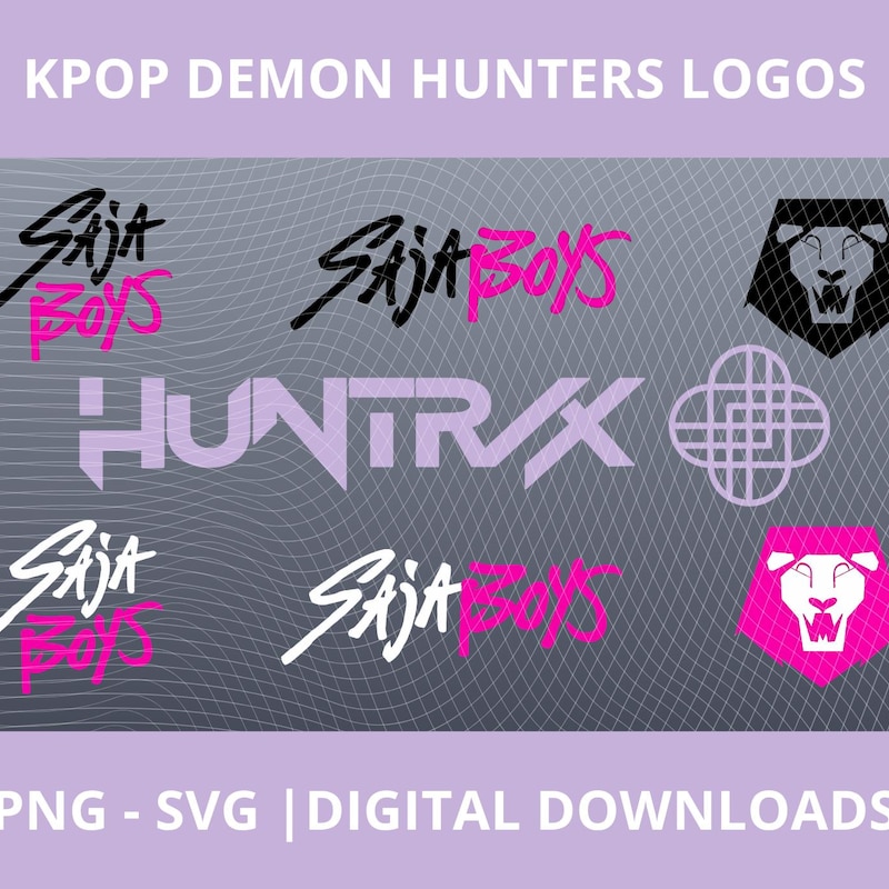 Kpop Demon Hunters Logos - Etsy