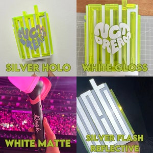 NCT Name Lightstick Sticker Decal Vinyl NCT Dream NCT 127 Wayv All ...