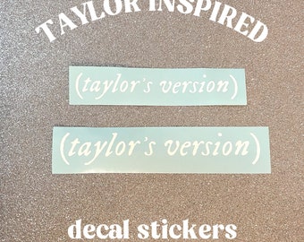 Taylor’s Version Decal - Etsy