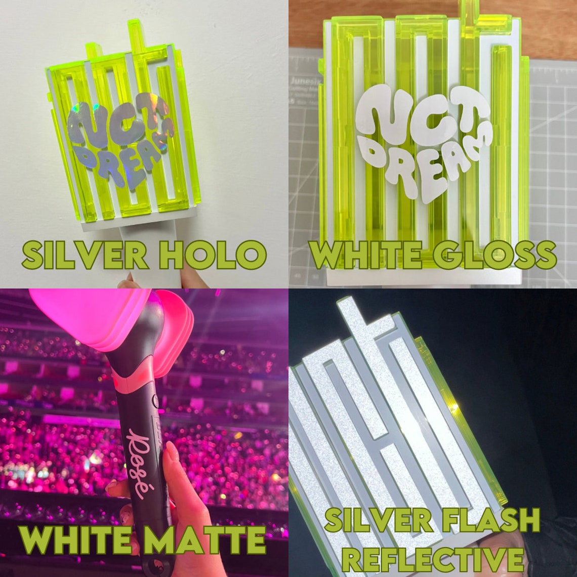 NCT DECAL Lightstick Sticker Vinyl - Nct Dream Nct 127 Wayv Neobong ...