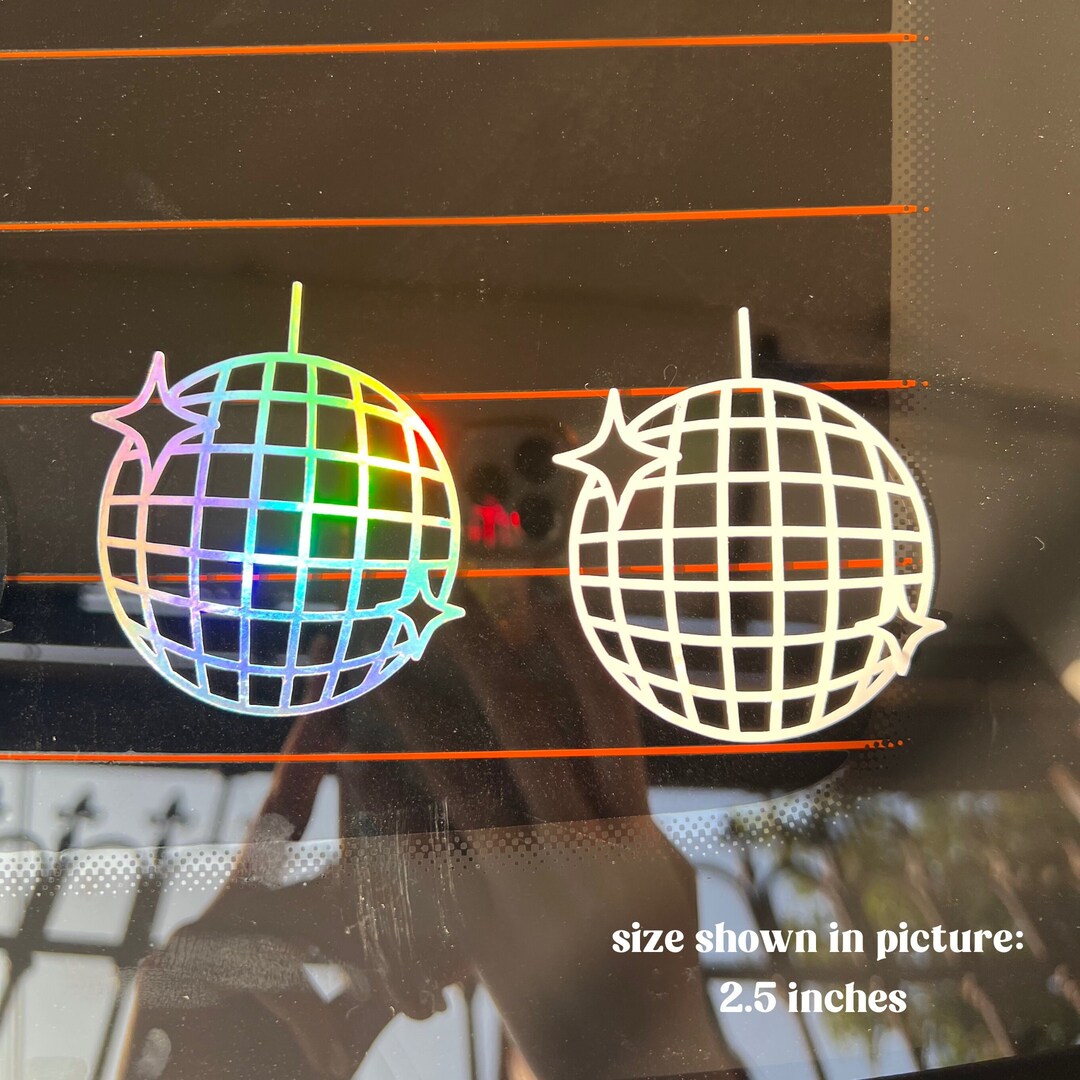 Mirrorball Decal Sticker | BYELALAS - Etsy