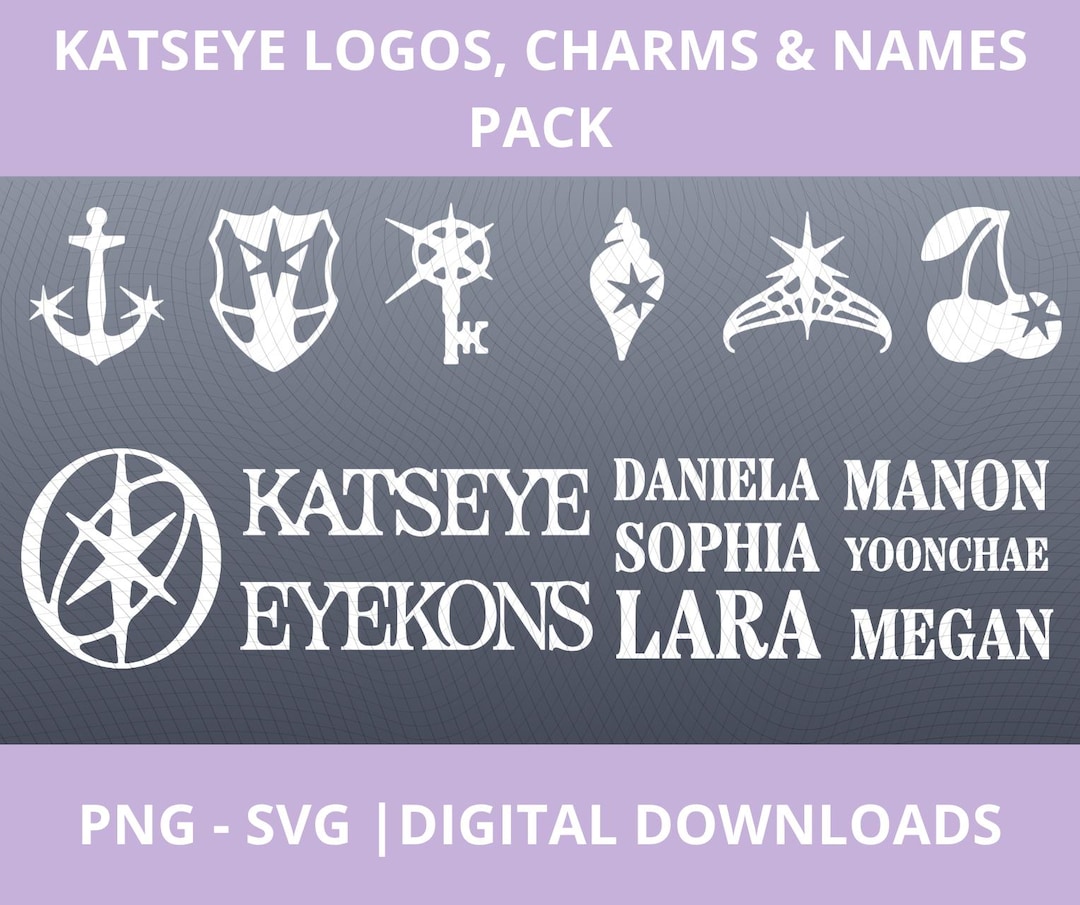 KATSEYE Logos | SVG PNG Bundle | Digital Download Files Perfect for ...