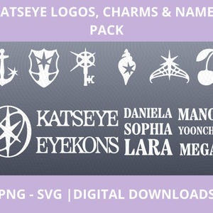 KATSEYE Logos | SVG PNG Bundle | Digital Download Files Perfect for ...