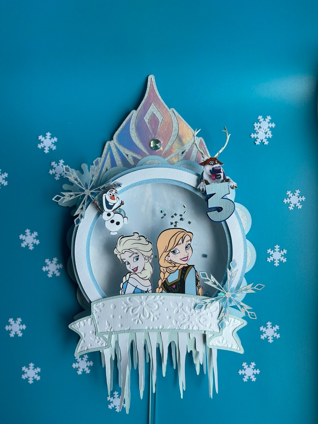 Frozen Cake Topper - Etsy