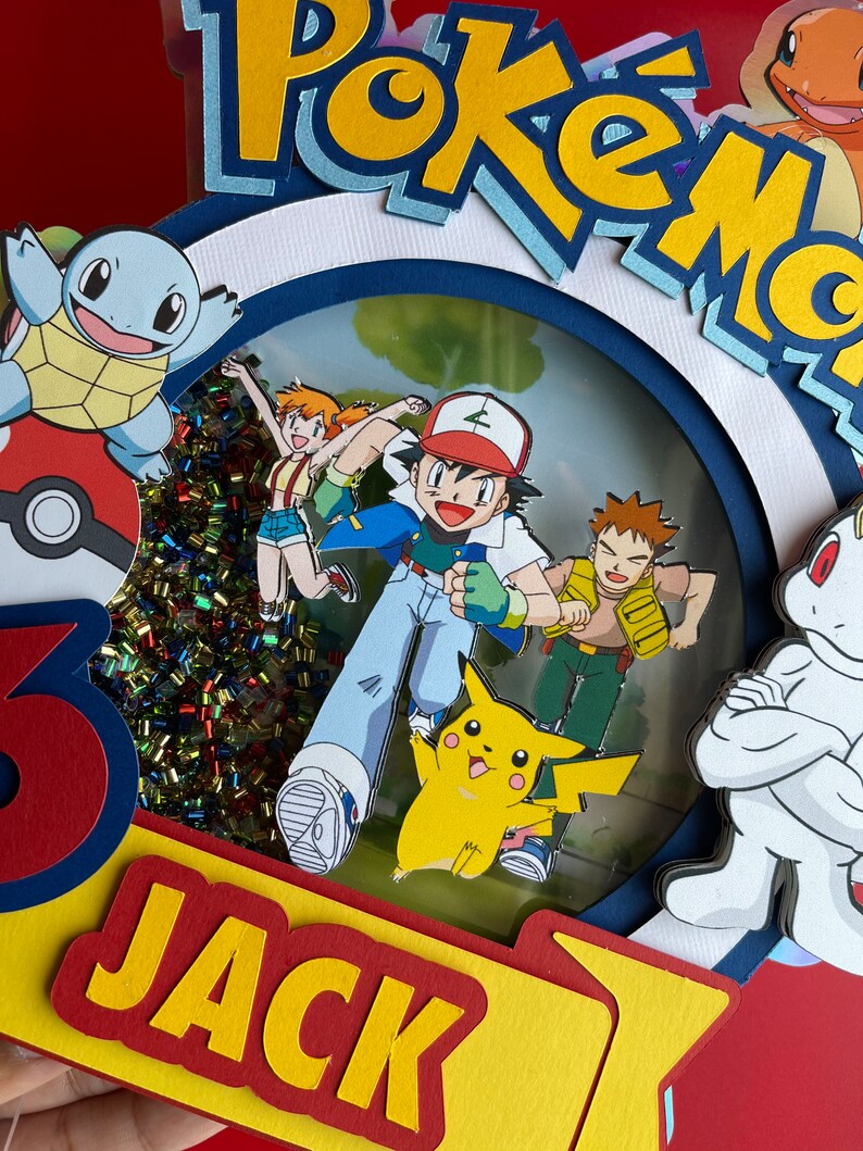 Pokémon Birthday Cake Topper - Etsy