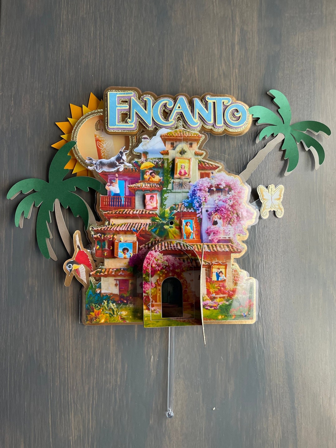 Encanto Cake Topper | Casita Cake Topper | Gold | Birthday - Etsy