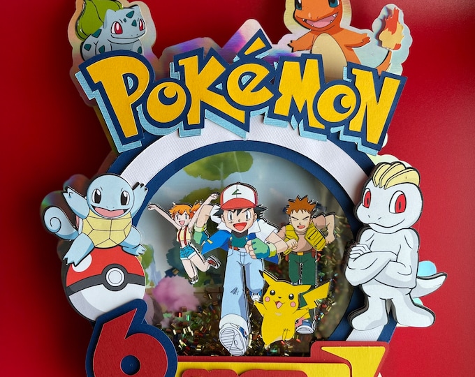 Pokémon Birthday Cake Topper - Etsy