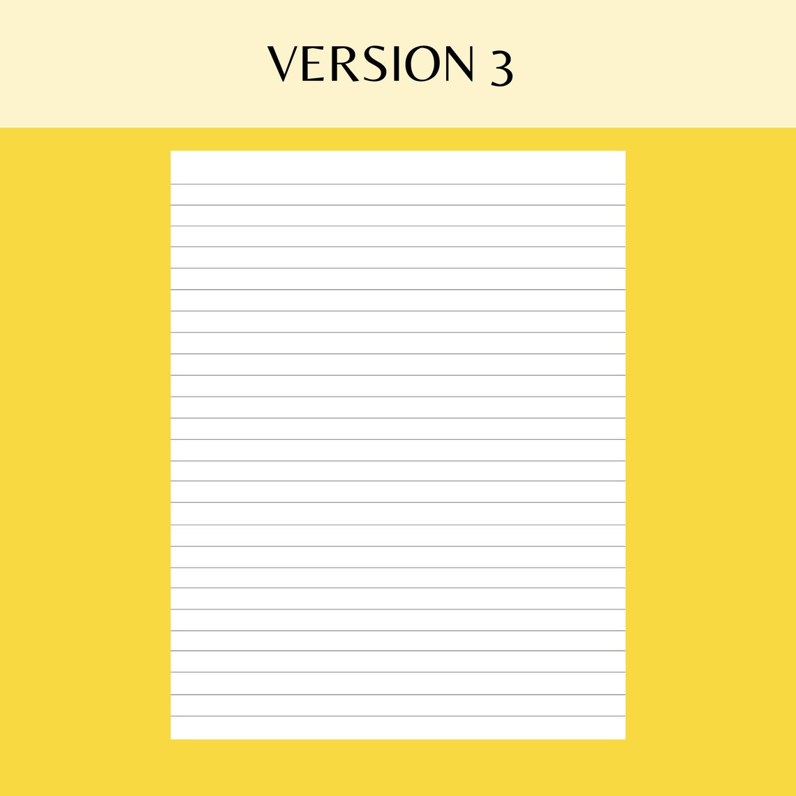 Notes Page Printable, Lined Notes Template, Note Taking, Writing Paper ...