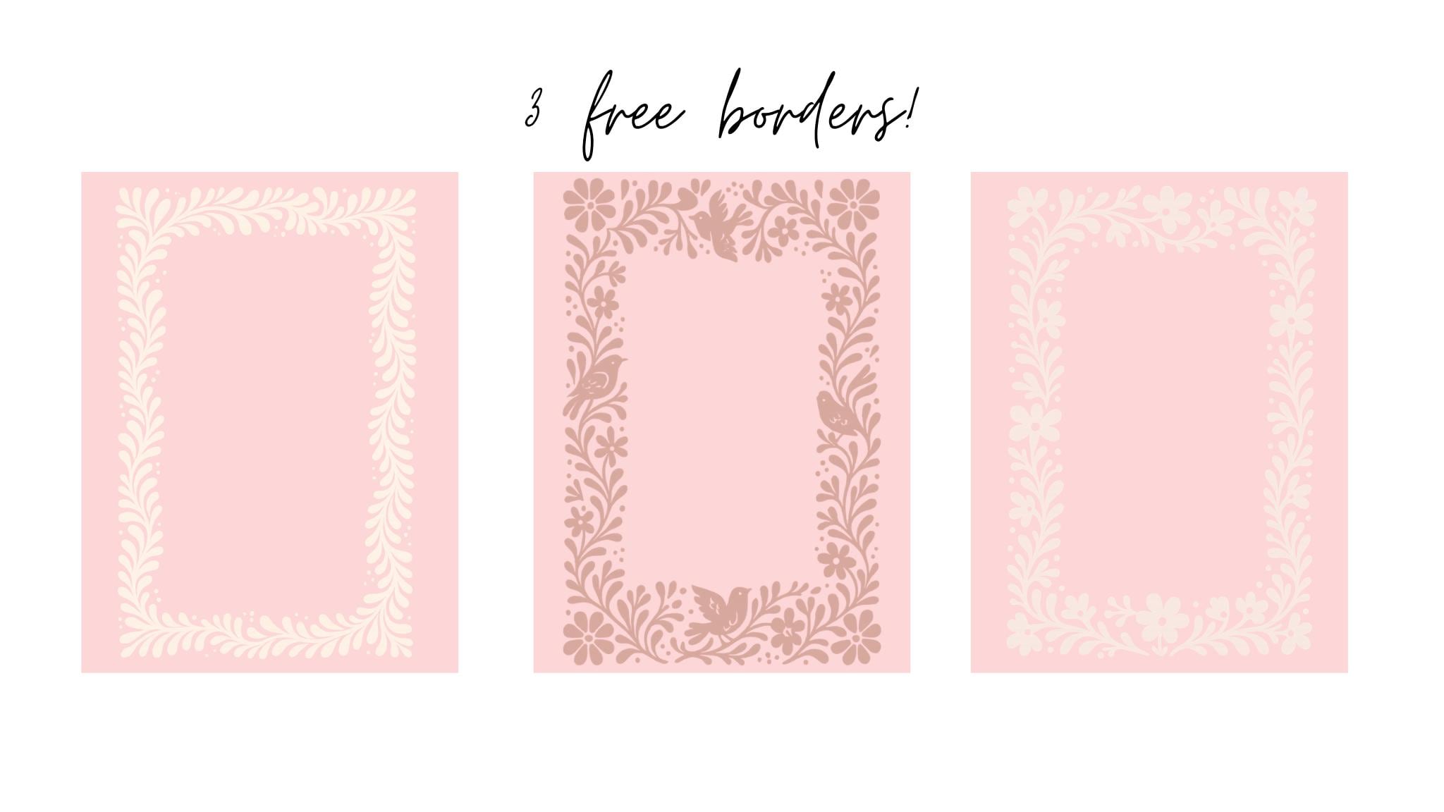Mexican Talavera Blush Pink Tile Clipart, PLR Clipart, Cielito Lindo ...