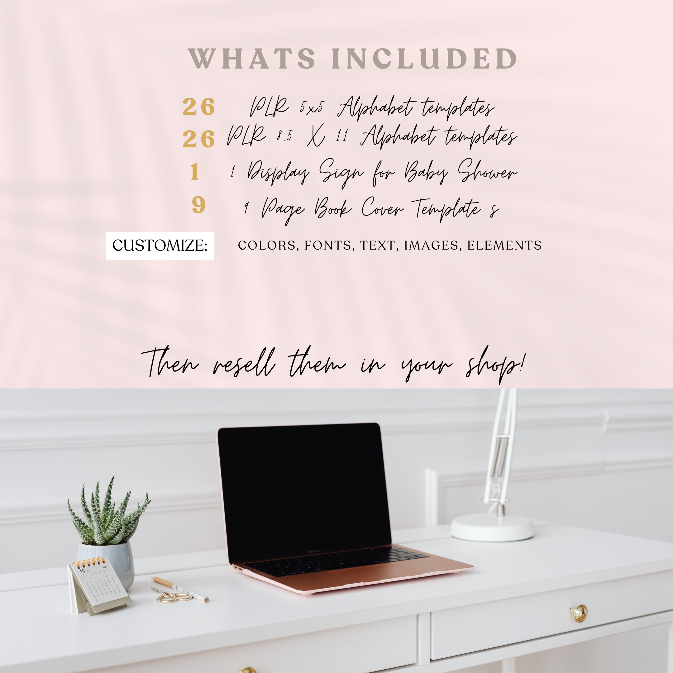 Woodland Animal Clipart, PLR ABC Template for Babies First Book ...