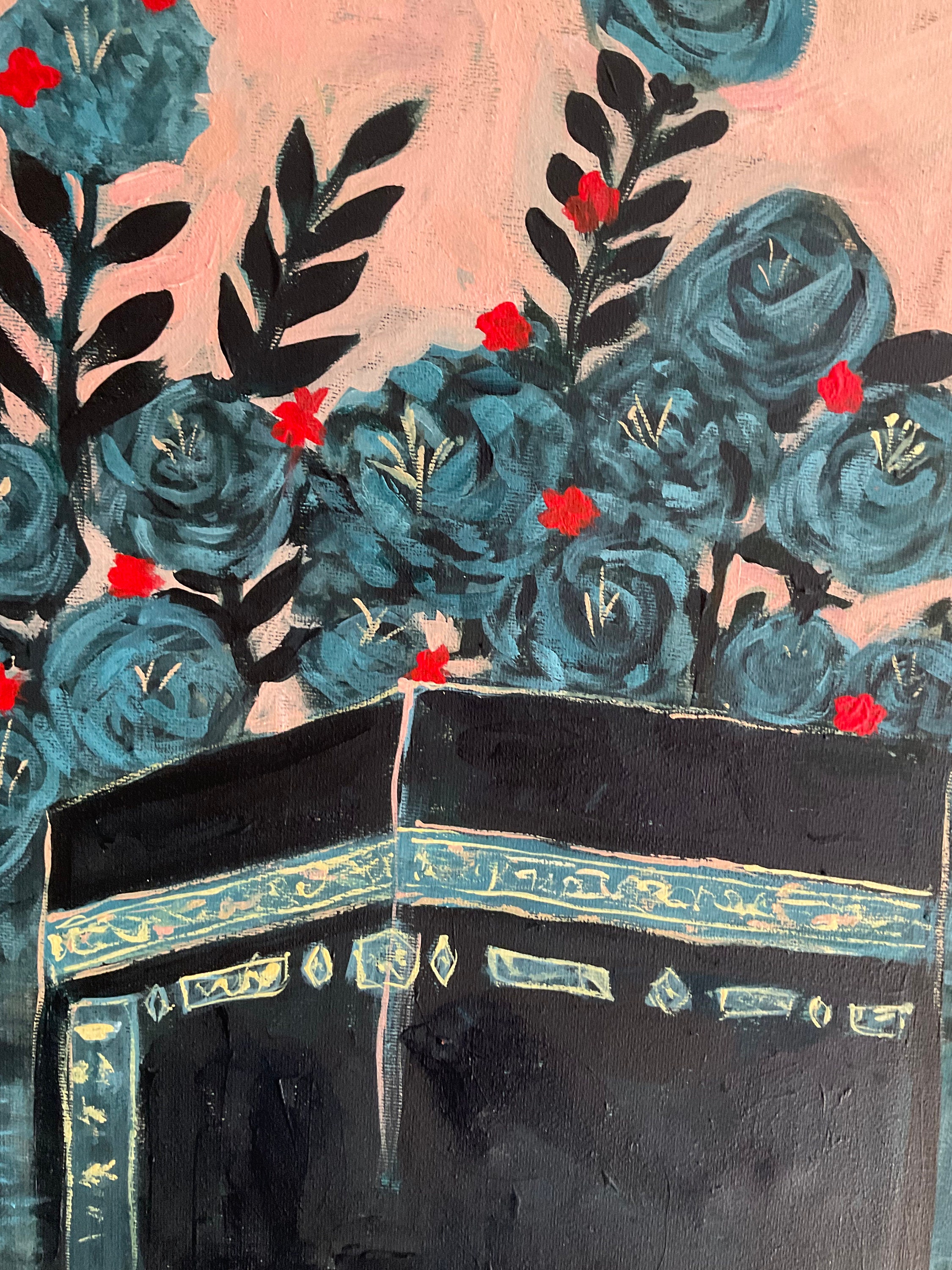 Kaaba Wall Art, Islamic Art Wall, Modern Islamic Calligraphy, Islamic ...