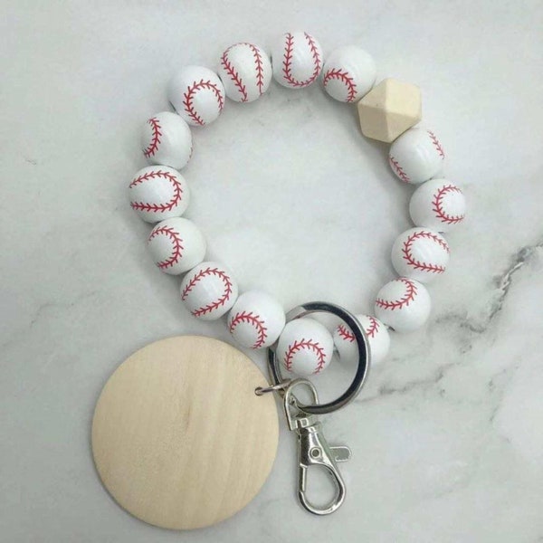 Baseball Keychain - Etsy