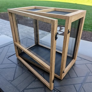 Large Monarch Butterfly Habitat, Caterpillar Rearing Cage, Wooden ...