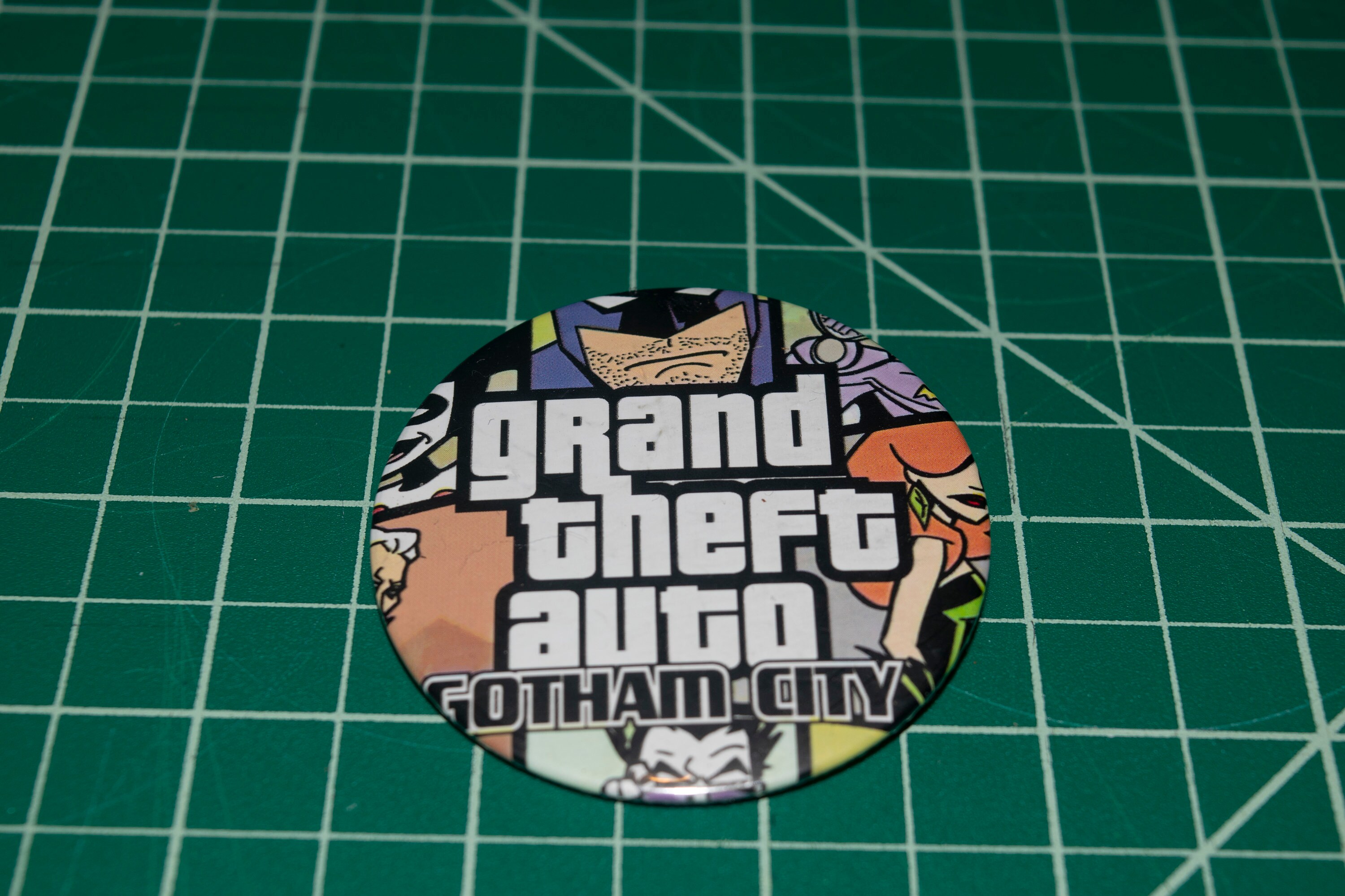 Grand Theft Auto Gotham City 1/8 Pin - Etsy
