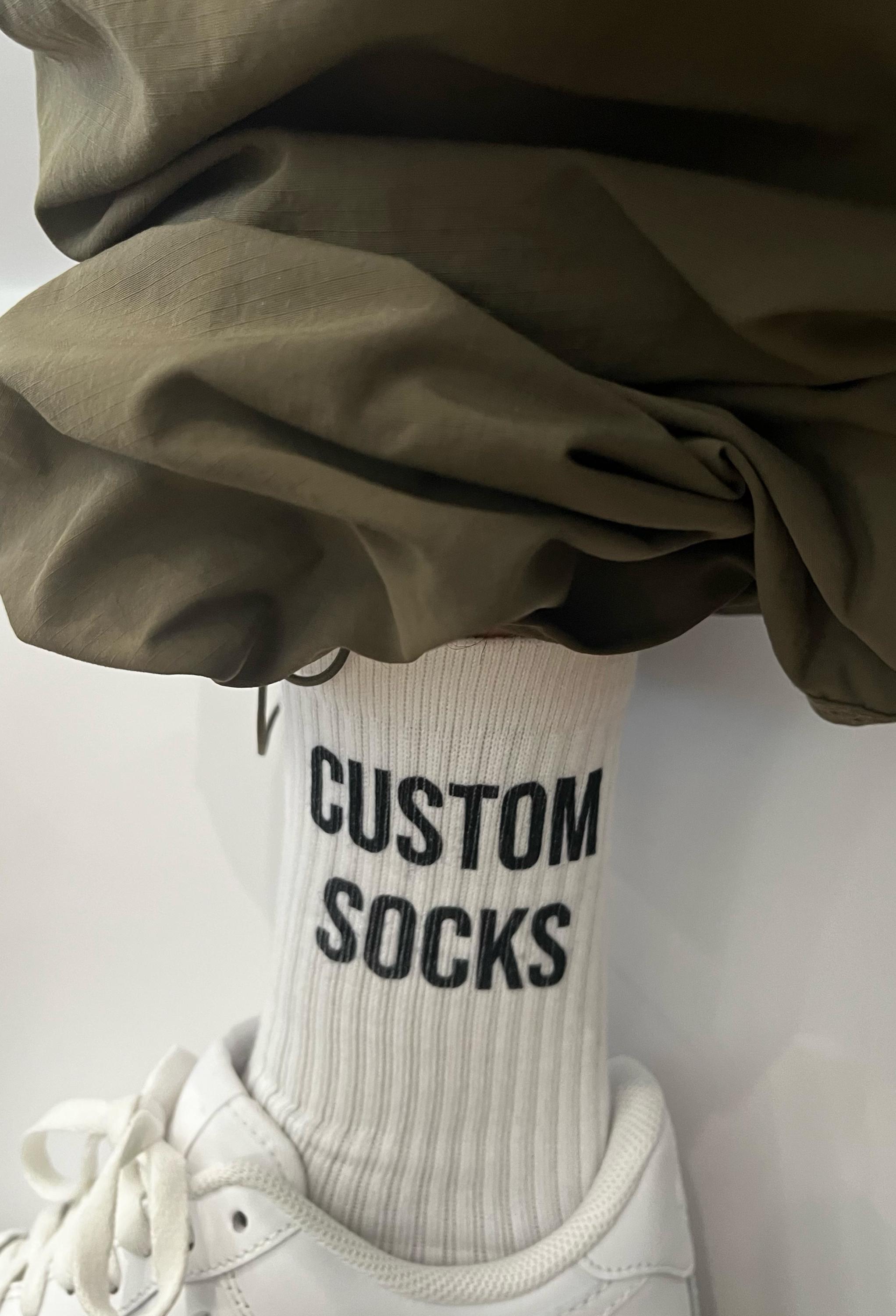 Custom Socks With Photo, Logo, or Text – Personalized Socks Gift for ...