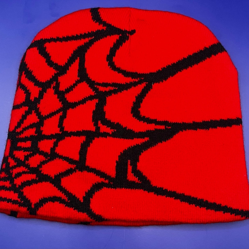 Spider Web Beanie Hat - Etsy