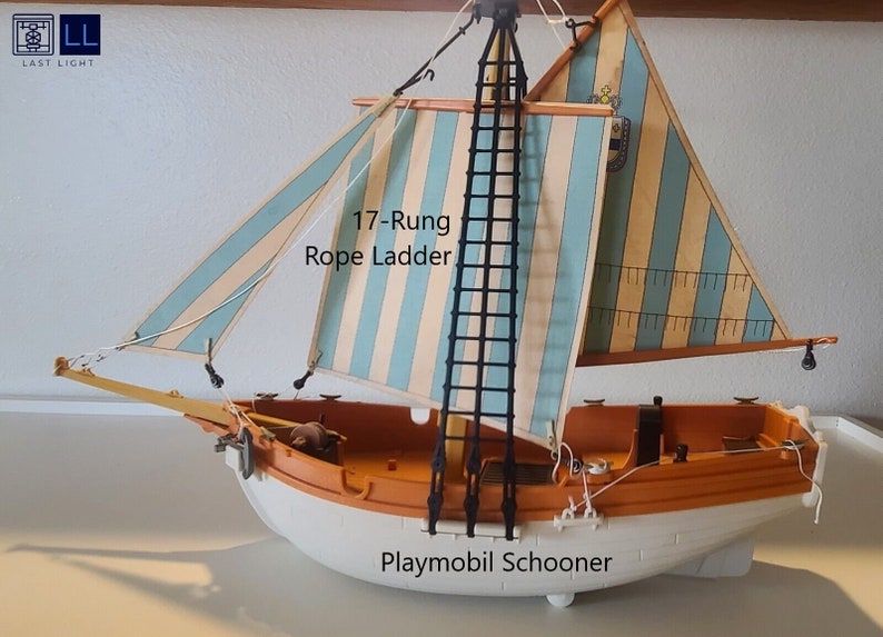 STL File 3d-printed Replacement Pirate Ship Rope Ladder - Etsy