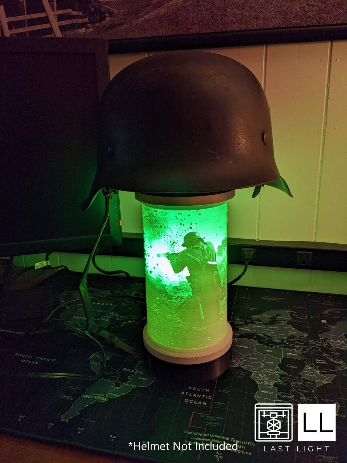 BF1 Lamp & Helmet Display 3D Printed Lithophane - Etsy