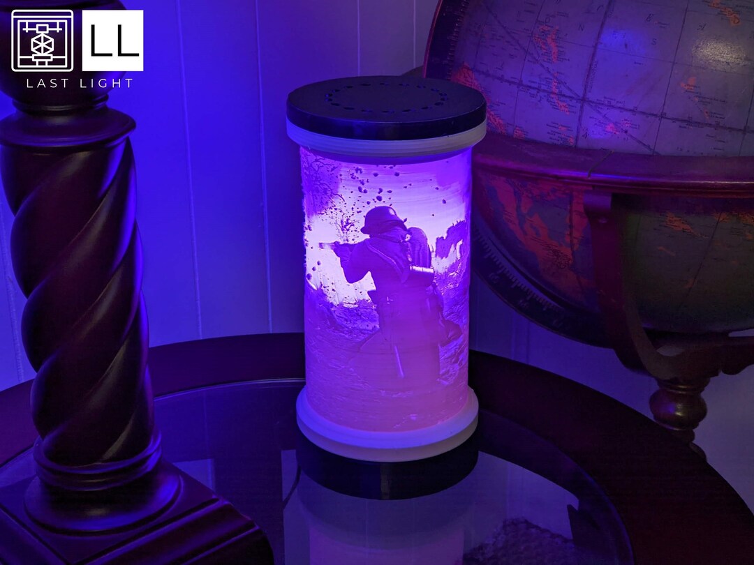 STL Files - 3D Printed Lithophane Lamp - Etsy