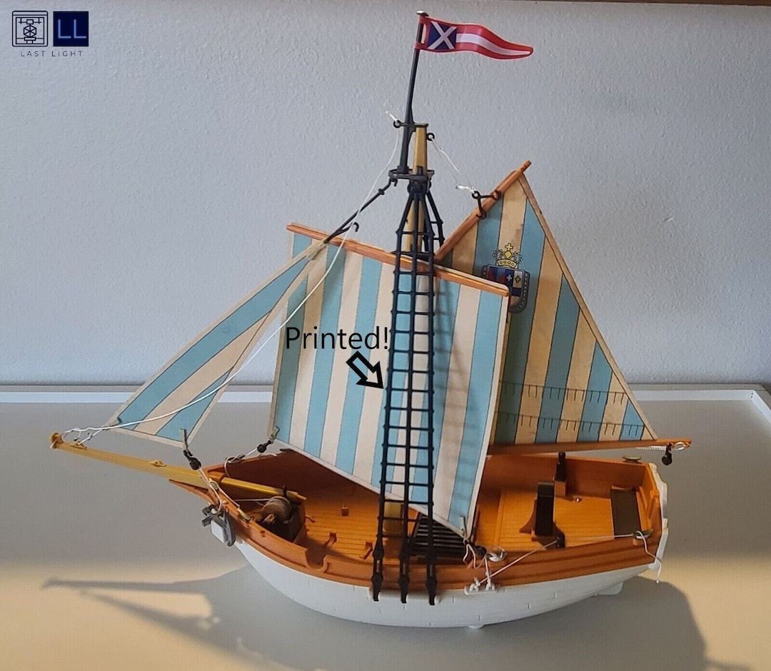 STL File - 3d-printed Replacement Pirate Ship Rope Ladder - Etsy