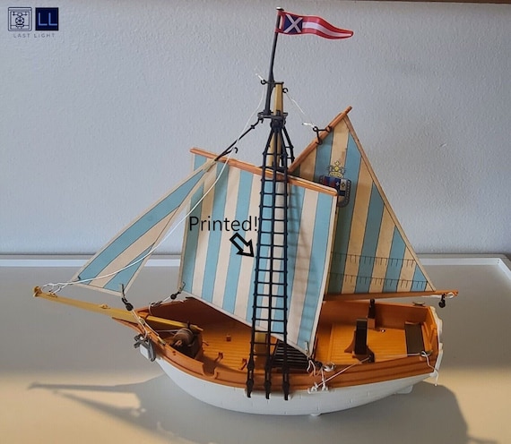STL File 3d-printed Replacement Pirate Ship Rope Ladder - Etsy
