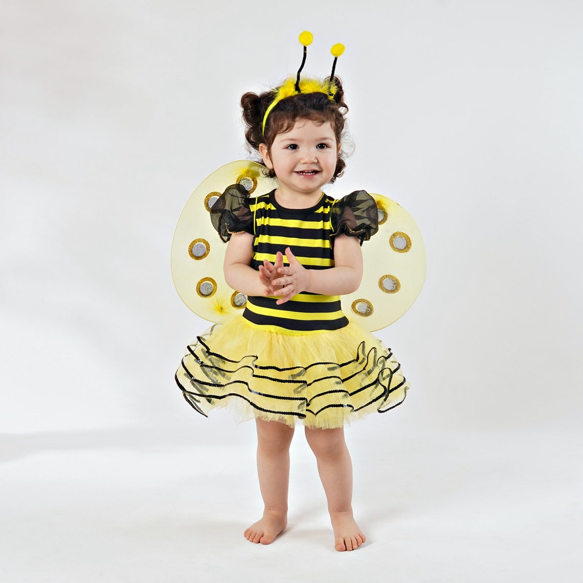 Bumble Bee Girl Birthday Costume Tutu Honey Bee Birthday - Etsy