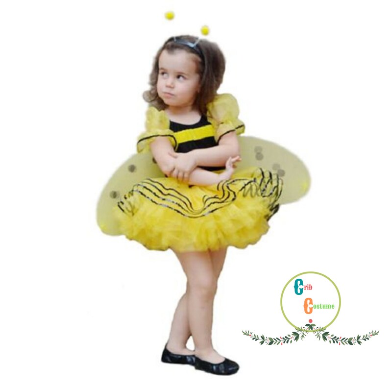 Bumble Bee Costume for Girls Birthday Costume Toddler Bee - Etsy