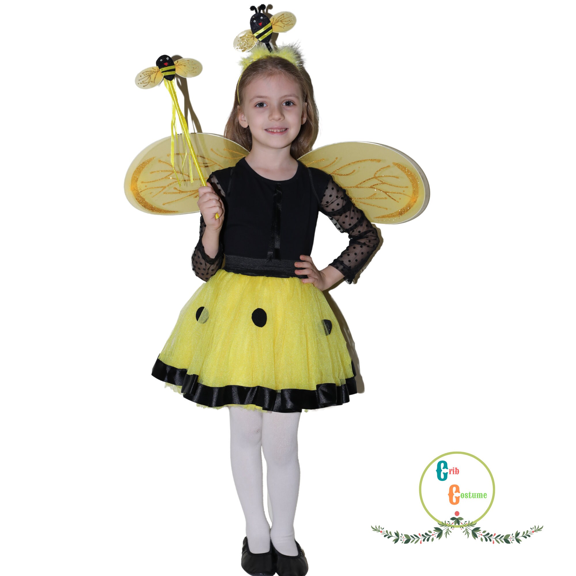 Bumble Bee Costume for Girls Birthday Costume Toddler Bee - Etsy