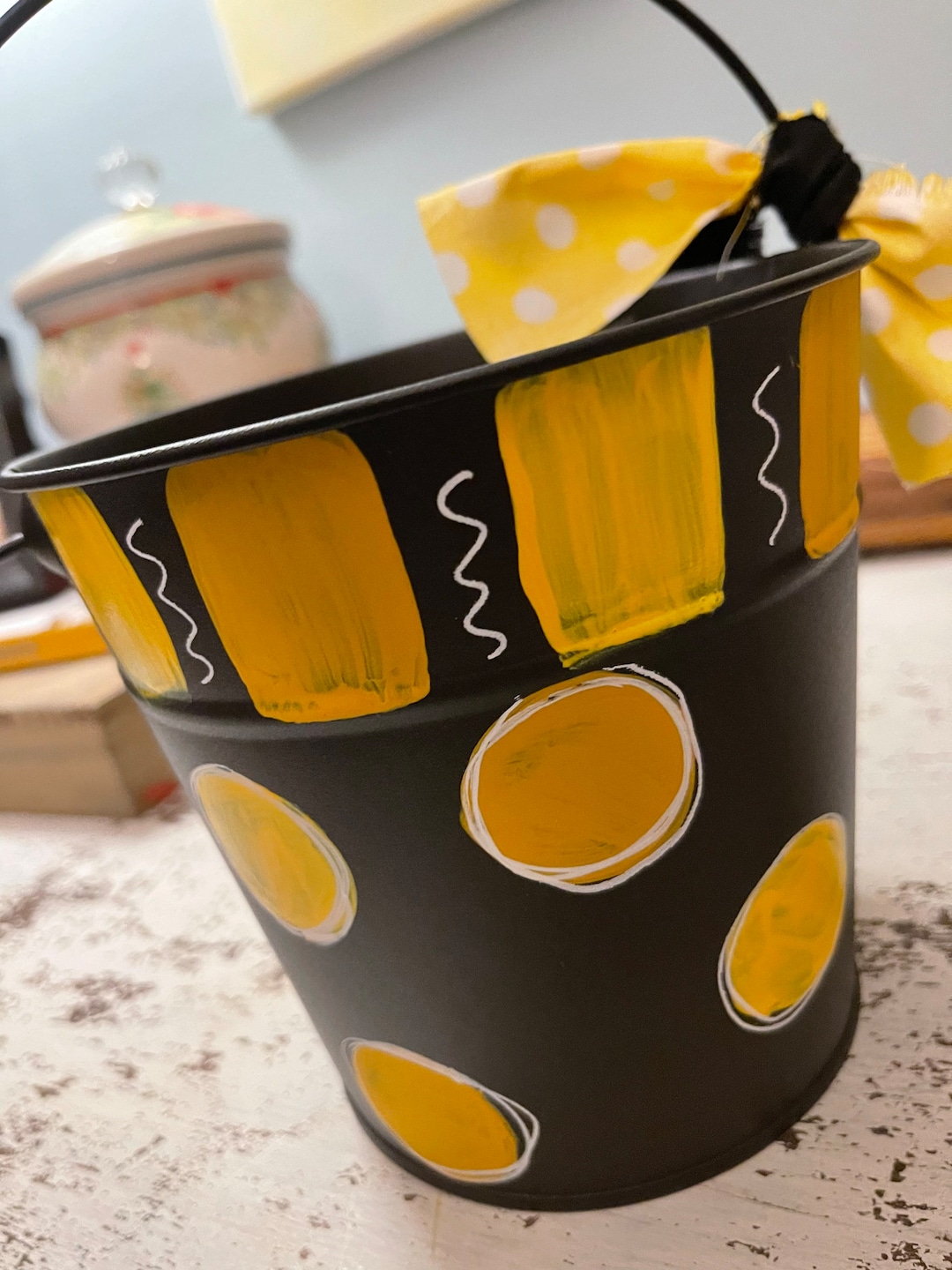Hand Painted School Spirit Bucket - Etsy
