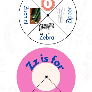 Alphabet Spinners, Literacy. Flashcards, Beginning Sounds, Phonics ...