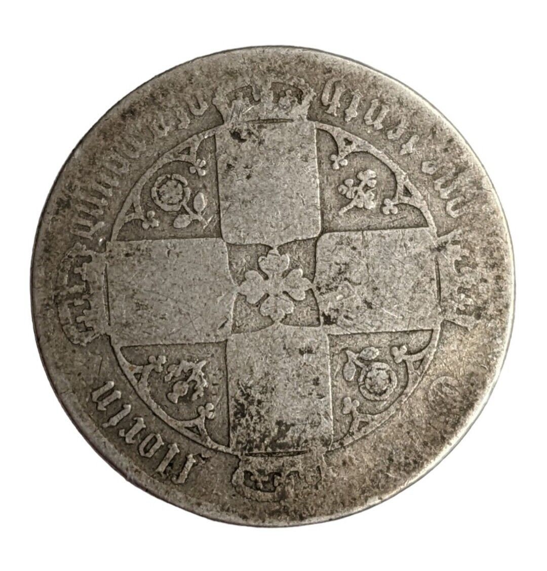 Antique Silver British Queen Victoria One Florin Tenth of a Pound Coin ...