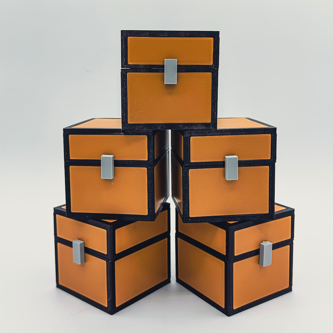 Single Chest Storage Box Minecraft Inspired 3D Printed - Etsy