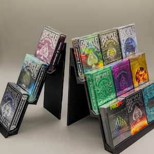 Playing Card Deck Display Rack Poker Deck Shelf Holder - Etsy